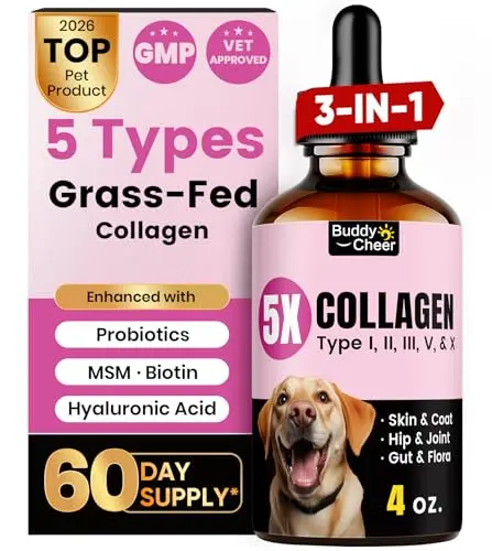 Best Liquid Collagen For Dogs - 2026 Reviews - Veggie Pet Food